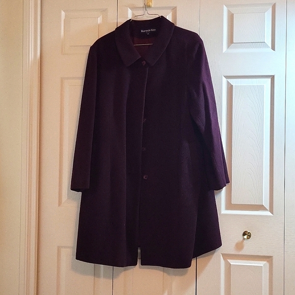 Herman Kay | Jackets & Coats | Purple Peacoat | Poshmark